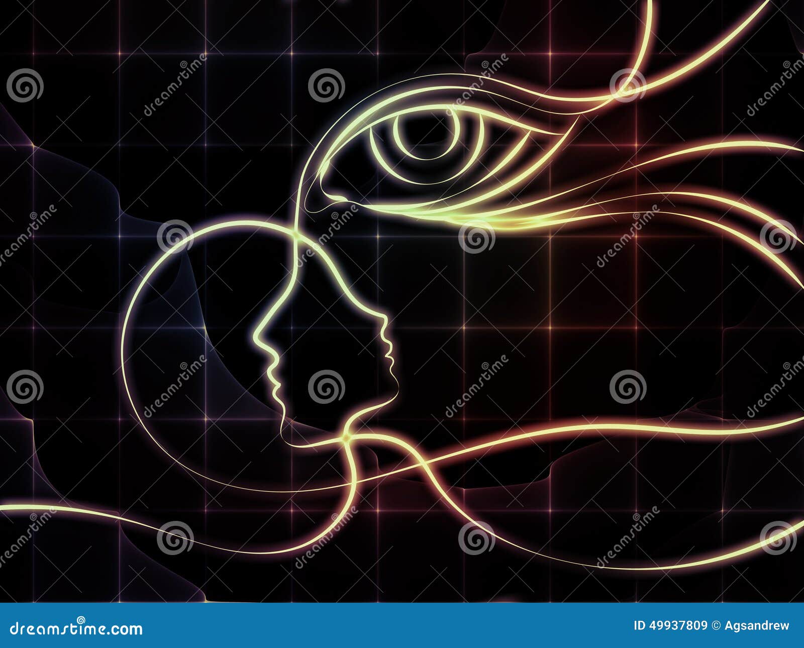 Intuición stock de ilustración. Ilustración de padre - 49937809