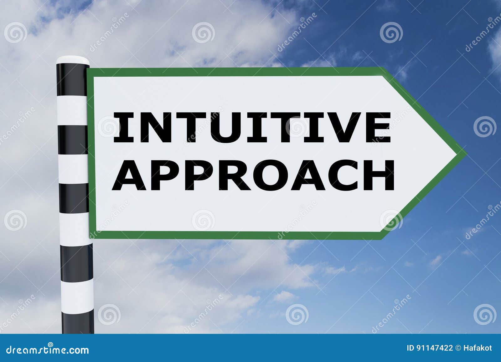 Intuitive Approach concept stock illustration. Illustration of ...