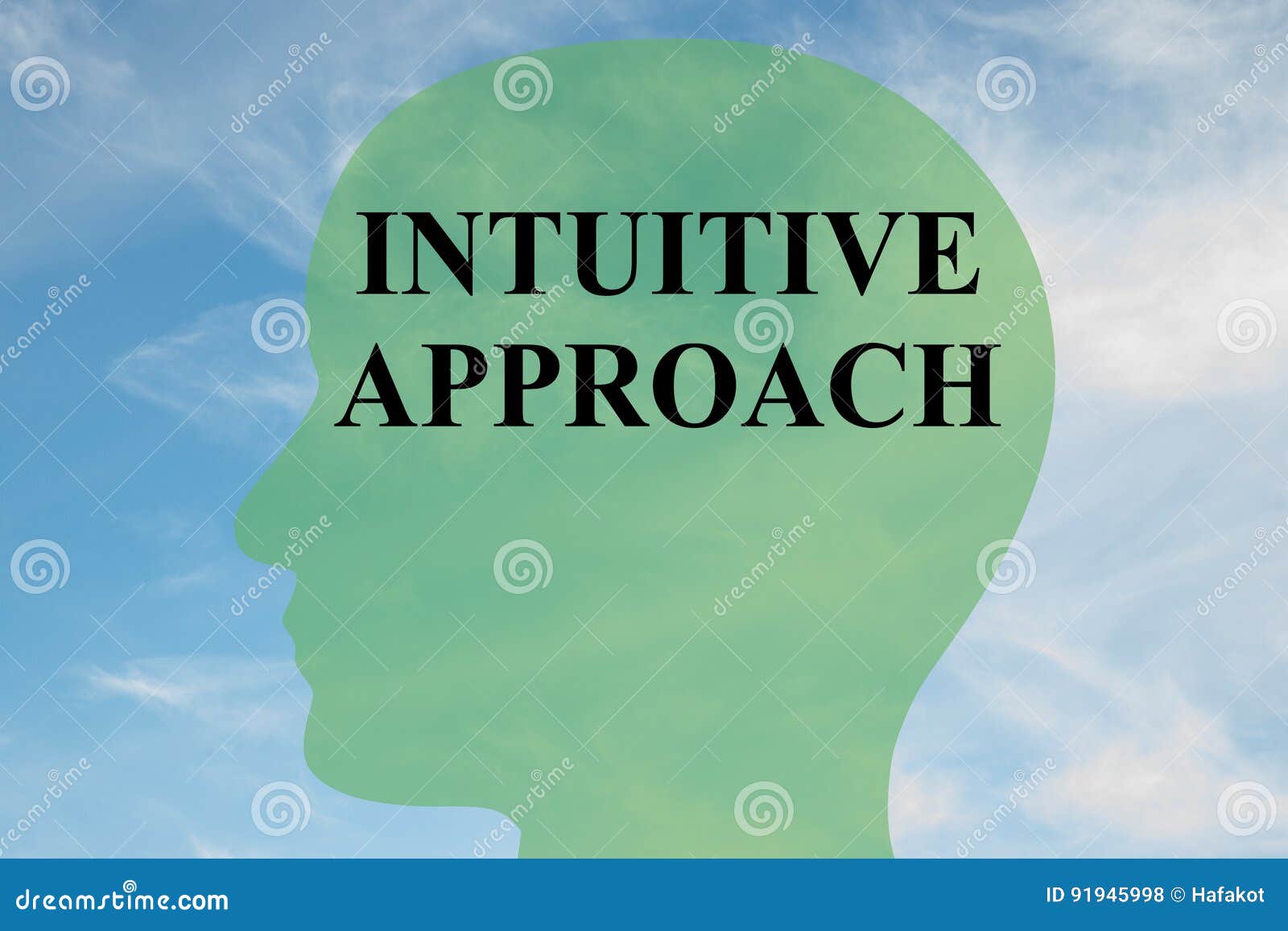 Intuitive Approach concept stock illustration. Illustration of friendly ...
