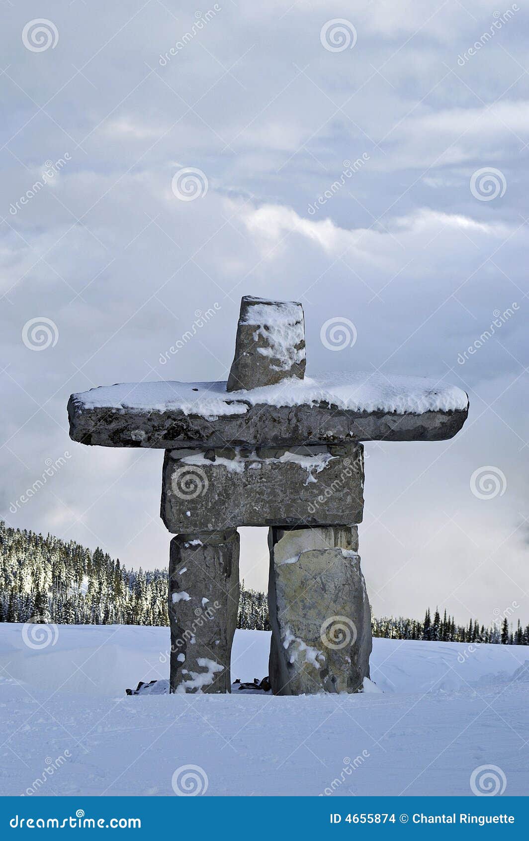 Inukshuk stock photo. Image of inukshuk, stone, rugged - 4655874