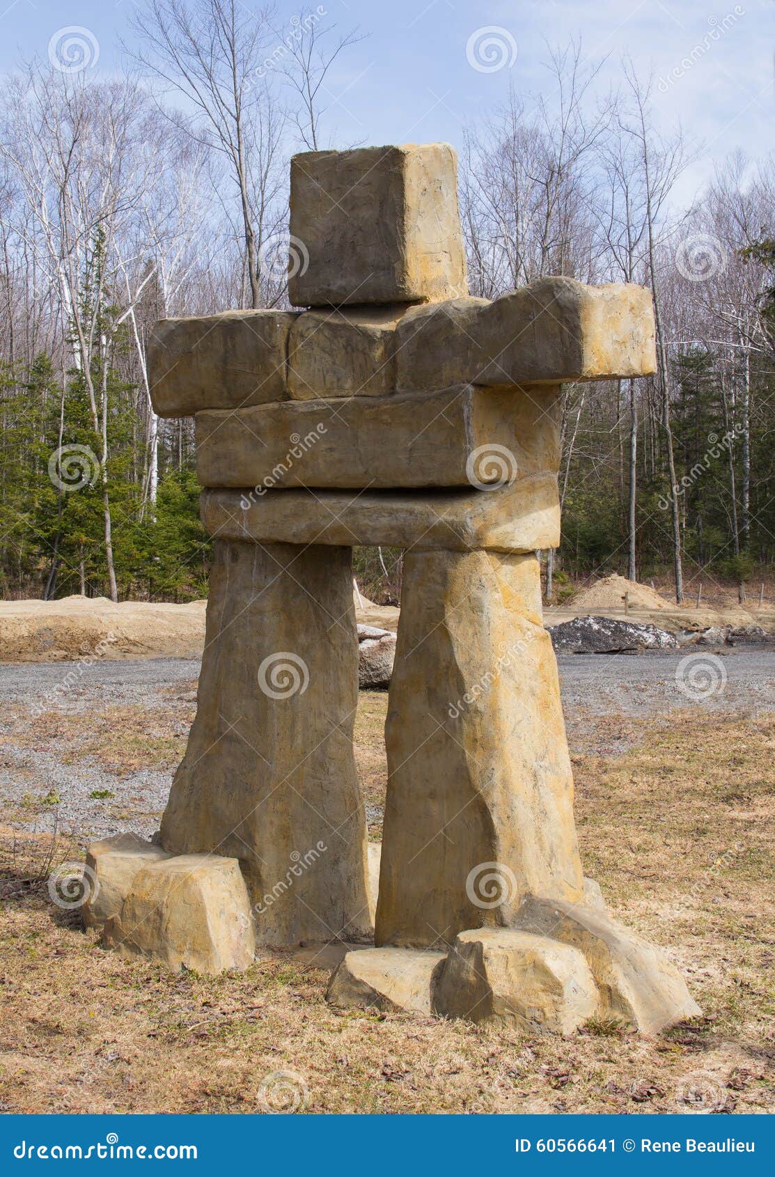 Inukshuk Canada immagine stock. Immagine di inuit, indiano - 60566641