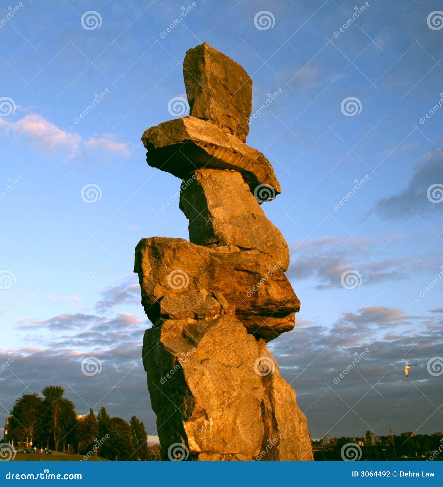 Inukshuk Vancouver, Canada stock photo. Image of rocks - 3064492