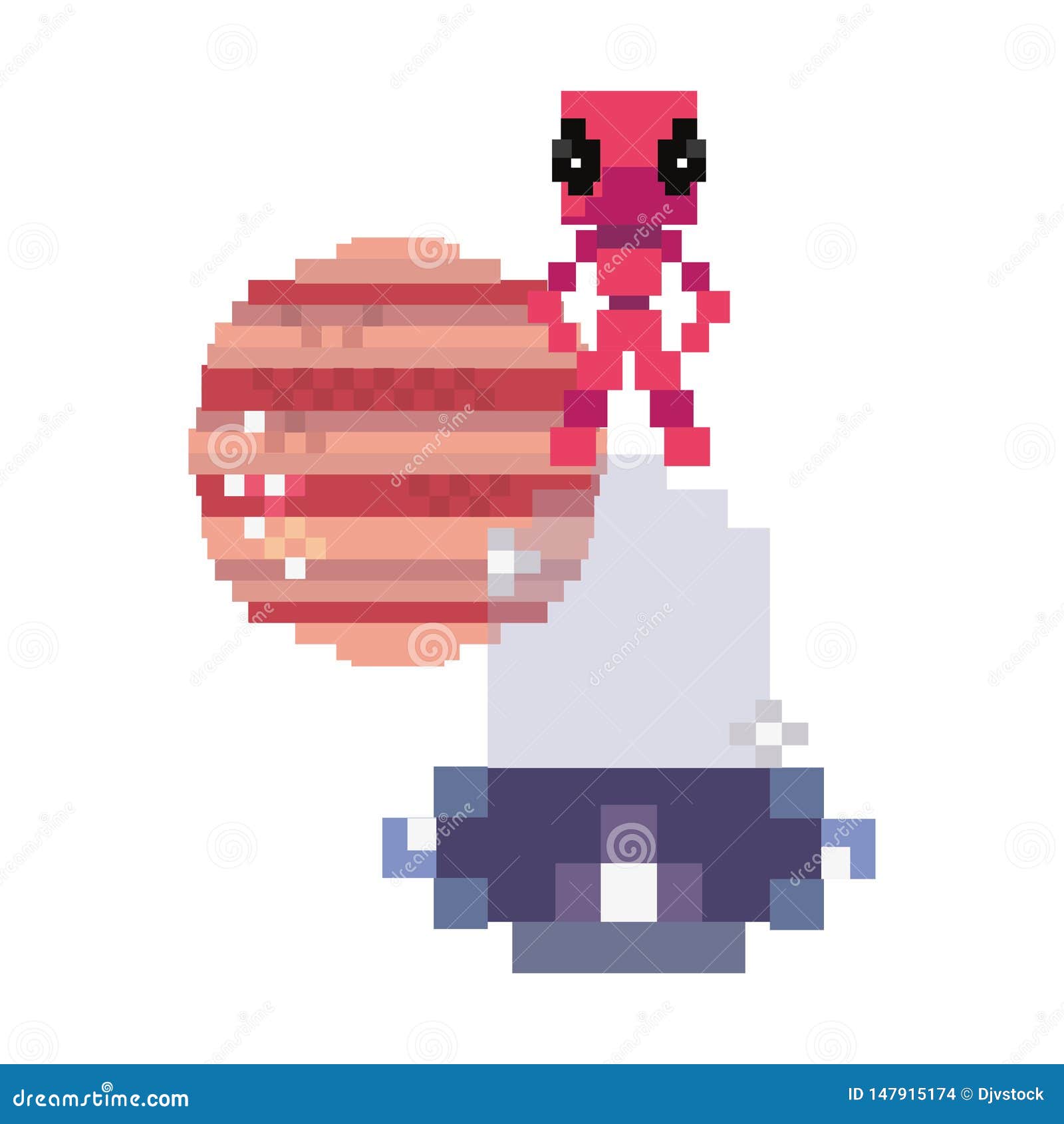 Invader video game retro stock illustration. Illustration of invader ...