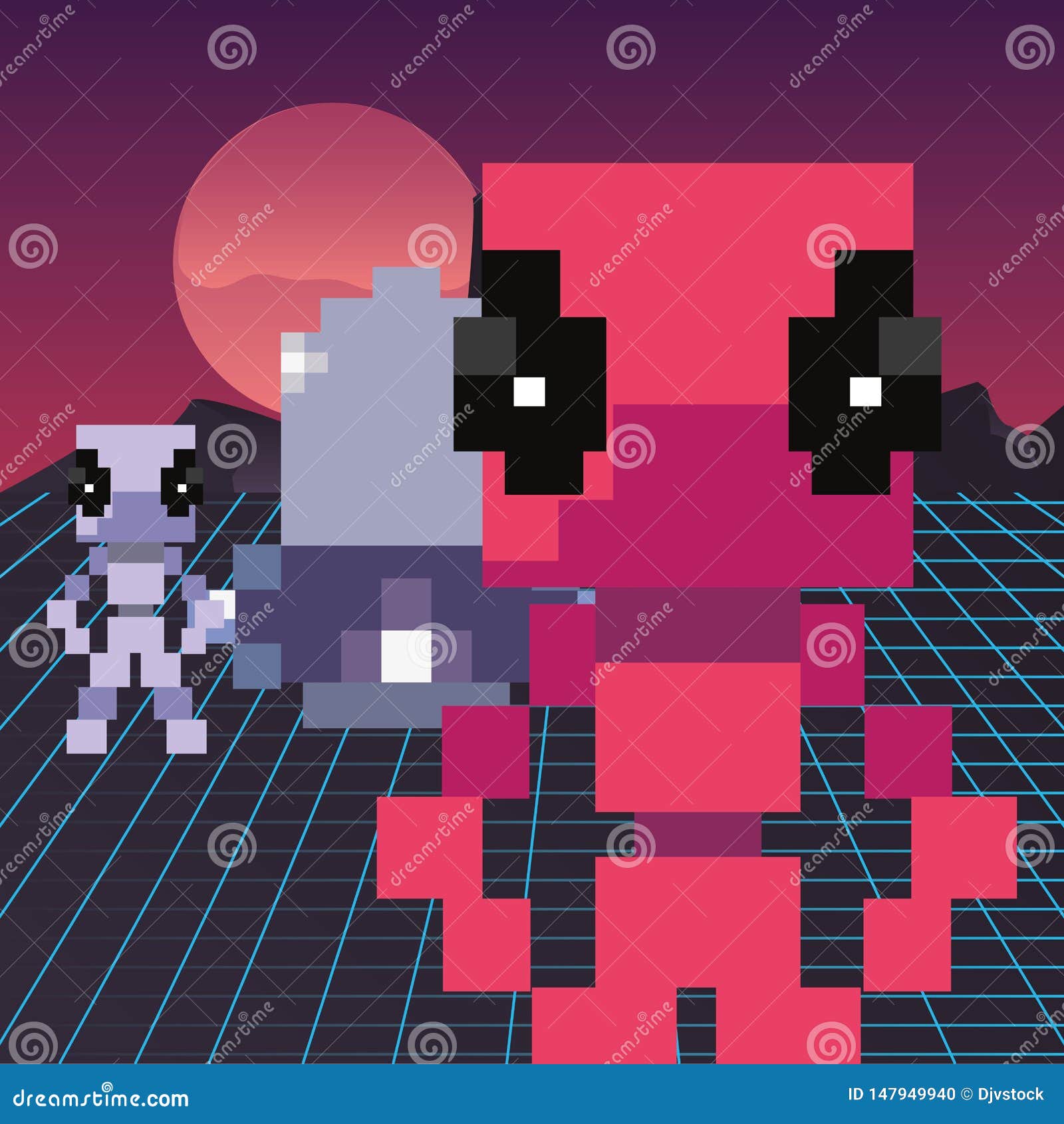 Invader video game retro stock illustration. Illustration of retro ...