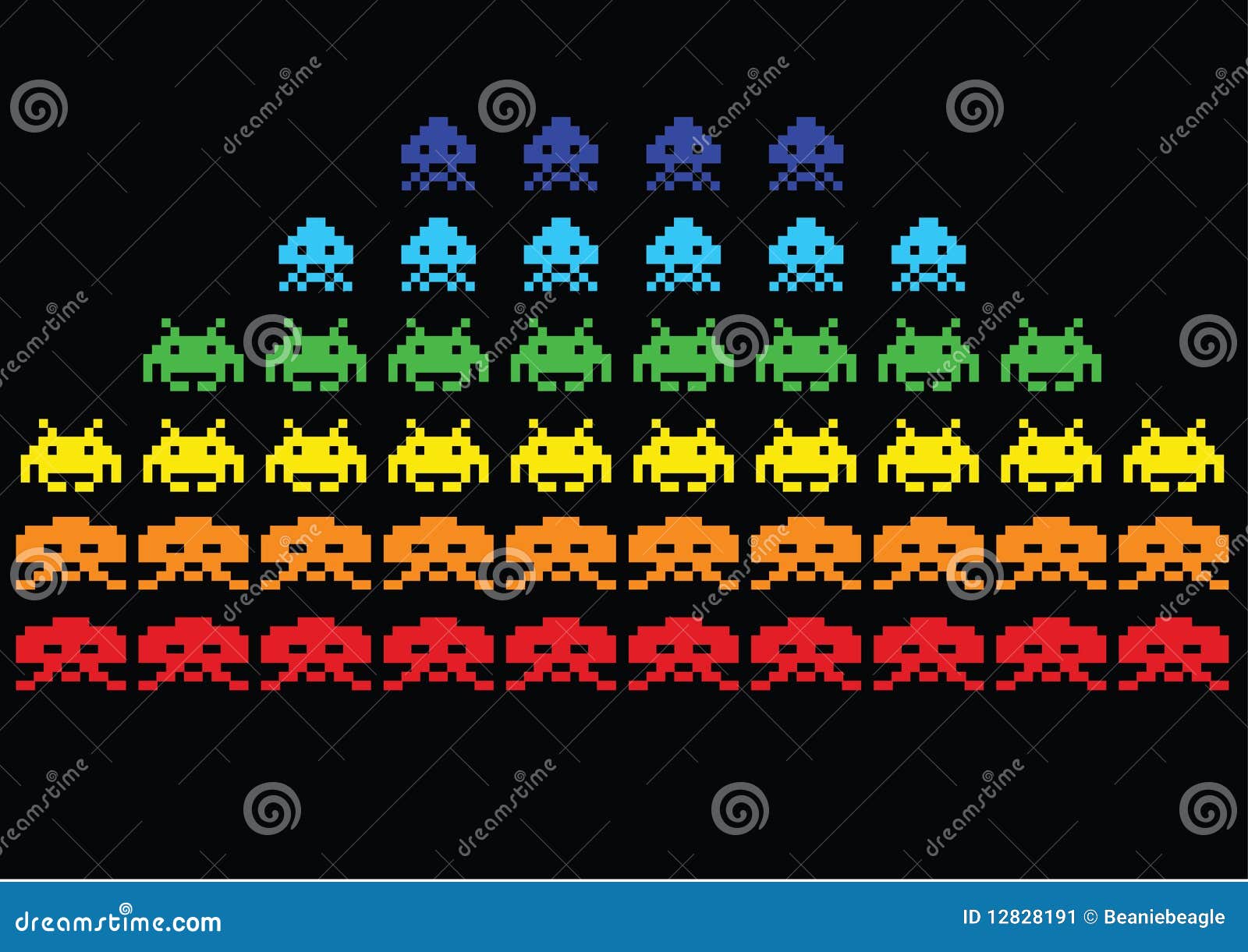 Invaders, Space Invaders! Red Alien Ship Editorial Photo ...