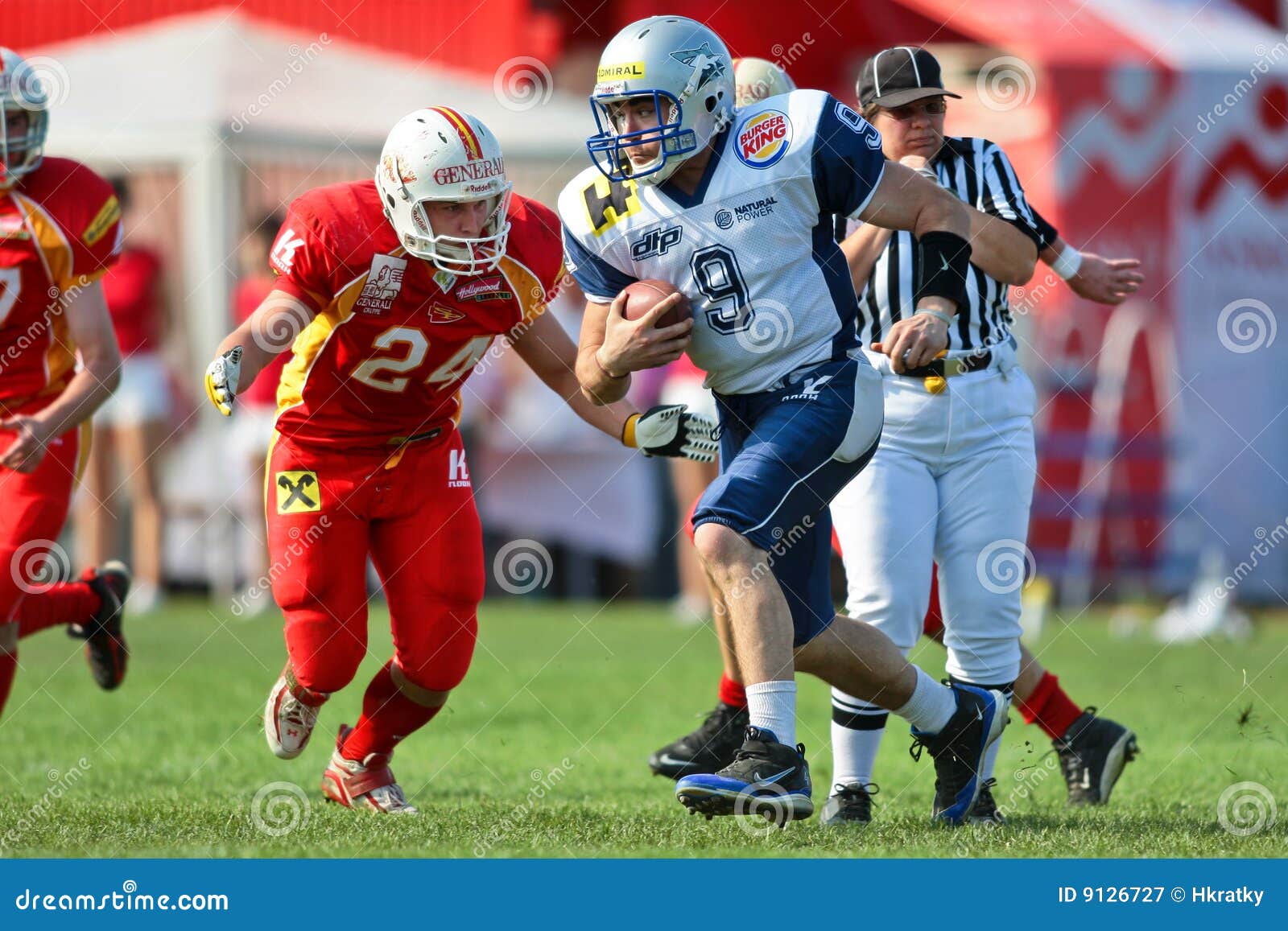 Invaders vs. Steelsharks editorial photography. Image of football - 9126727