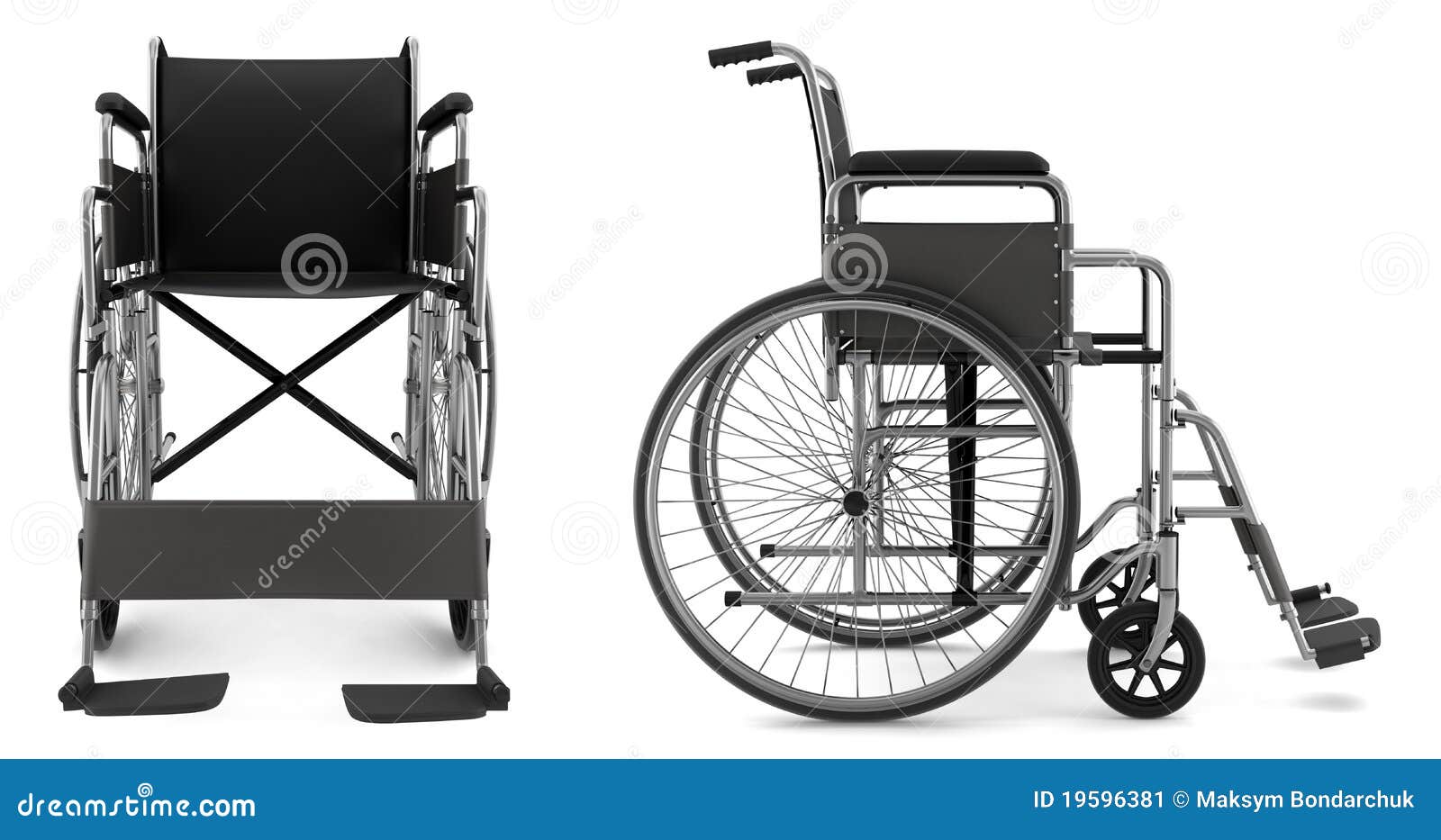 Invalid Chair On White Background Royalty-Free Stock Photo ...