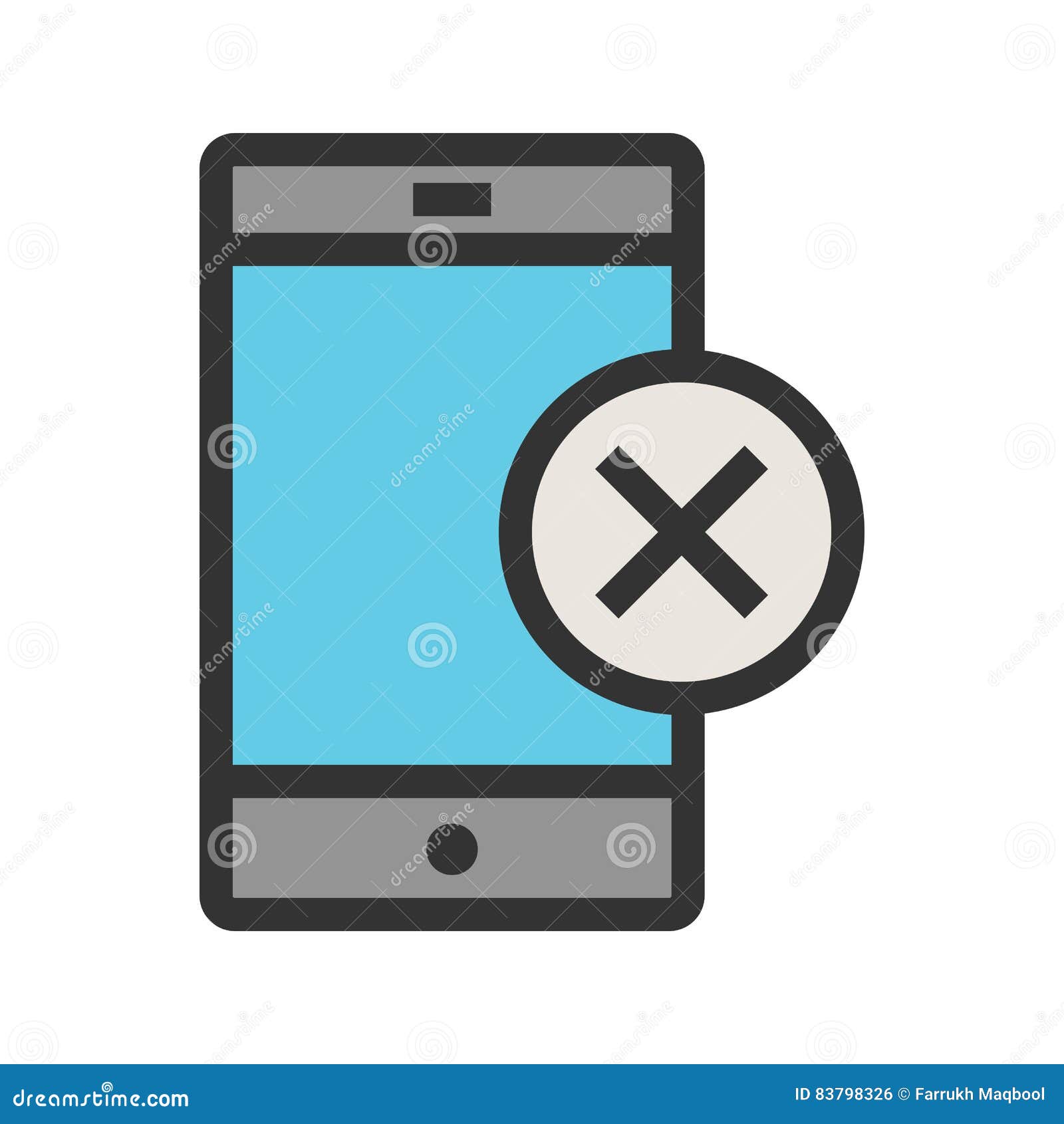 Invalid Device stock vector. Illustration of design, invalid - 83798326