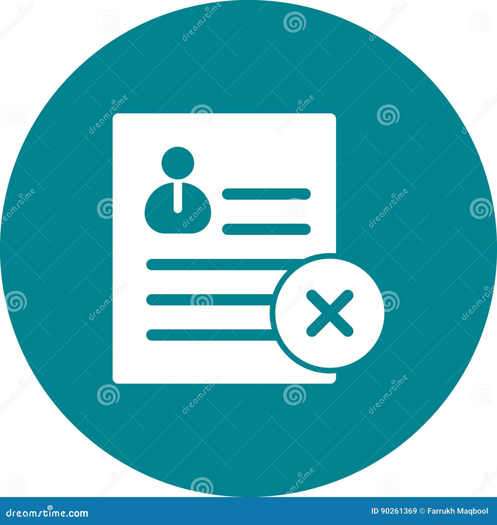 Invalid User Profile stock vector. Illustration of attention - 90261369