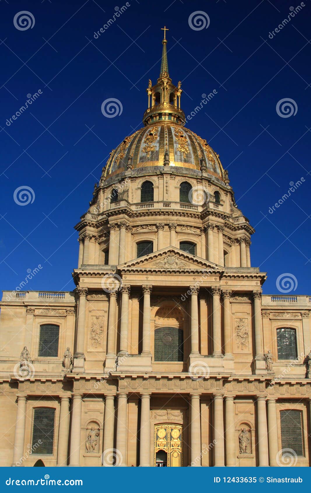The Invalides museum stock image. Image of landmark, metropolis - 12433635
