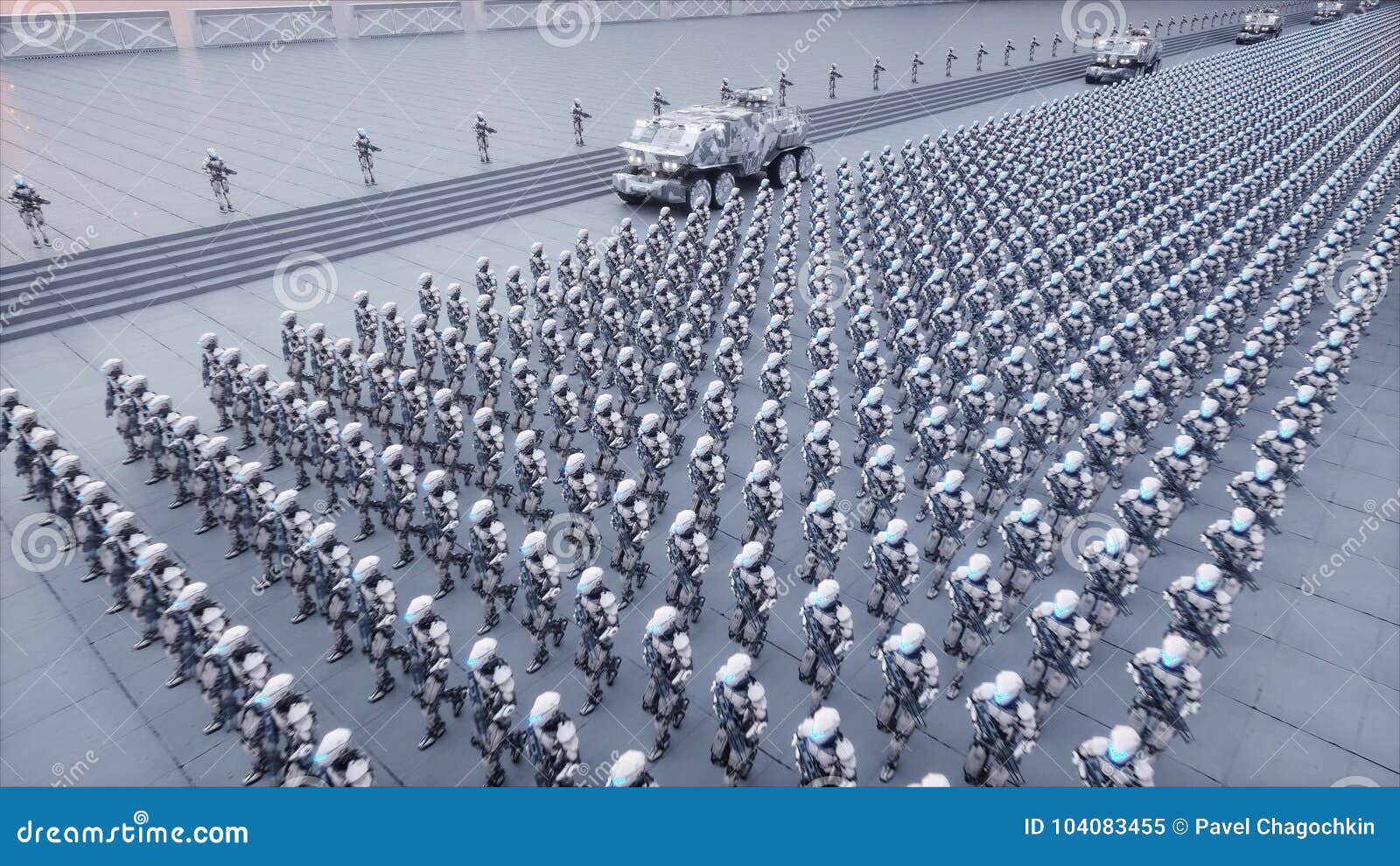 Invasion of Military Robots. Dramatic Apocalypse Super Realistic ...