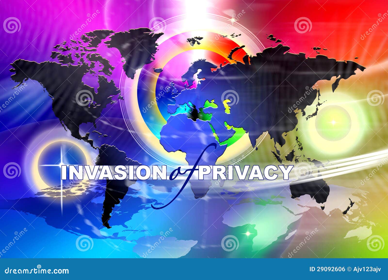 Invasion of Privacy stock illustration. Illustration of america - 29092606
