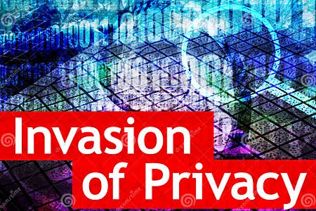 Invasion of Privacy stock illustration. Illustration of digital - 4332469