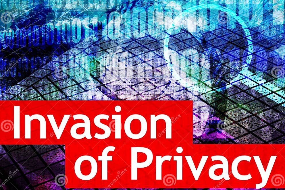 Invasion of Privacy stock illustration. Illustration of digital - 4332469