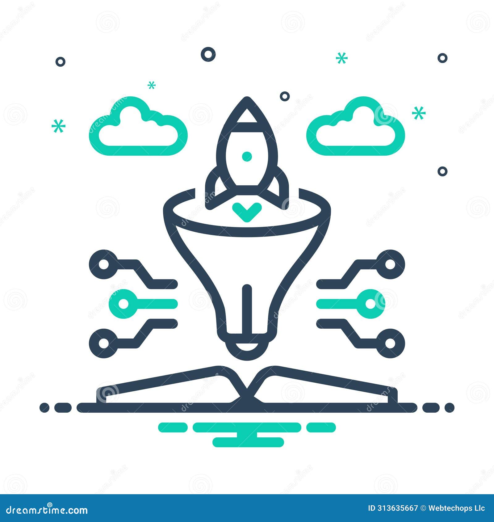 Mix Icon for Invention, Inventor and Idea Stock Vector - Illustration ...