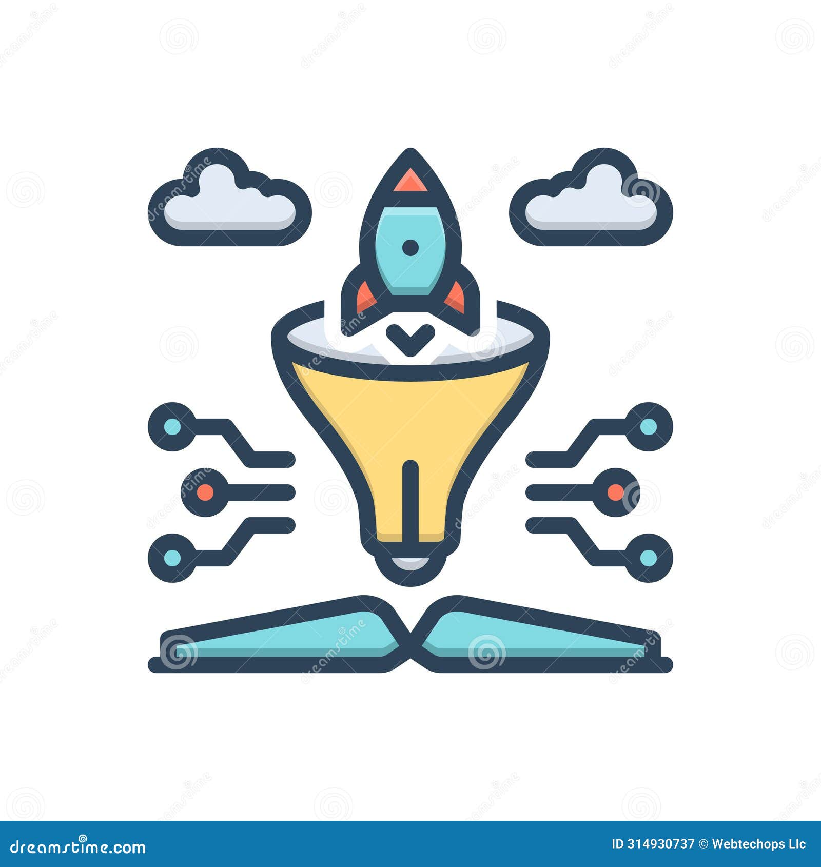 Color Illustration Icon for Invention, Inventor and Idea Stock Vector ...