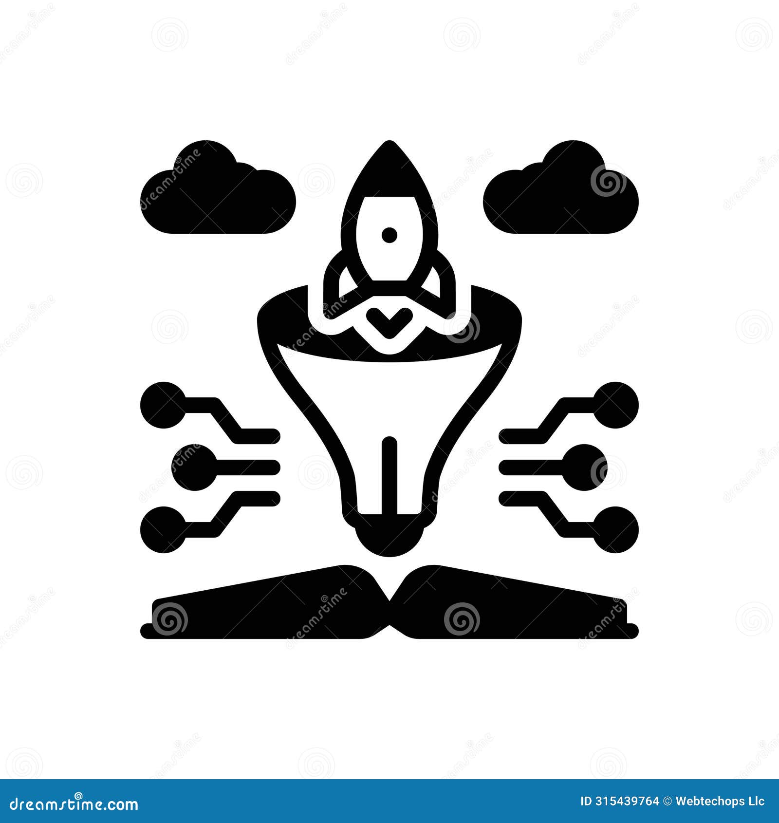 Black Solid Icon for Invention, Inventor and Technology Stock ...