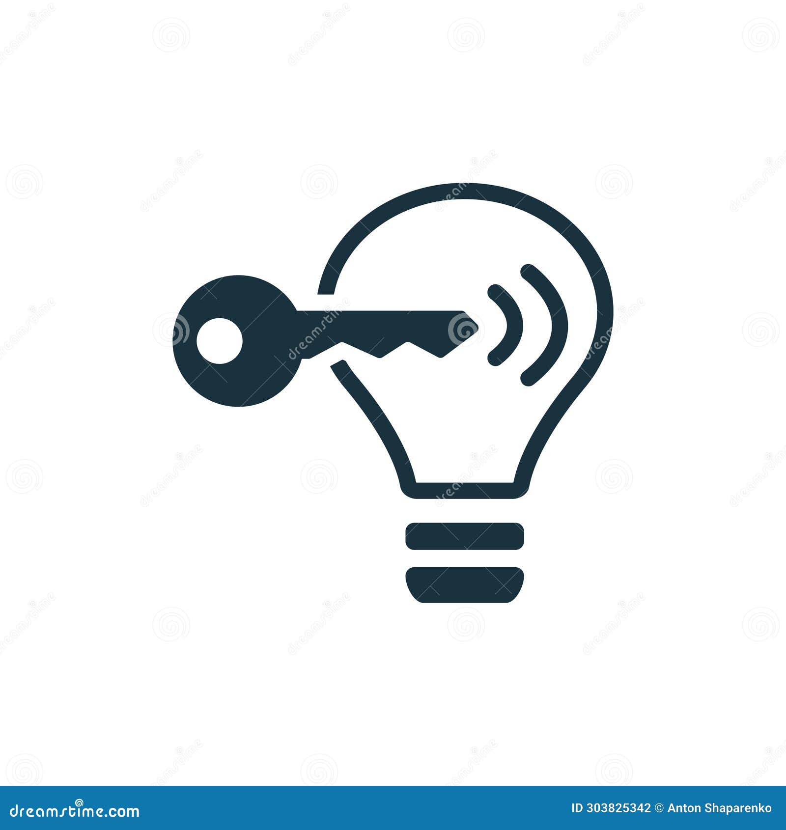 Invention Icon. Simple Creative Element. Filled Monochrome Invention ...