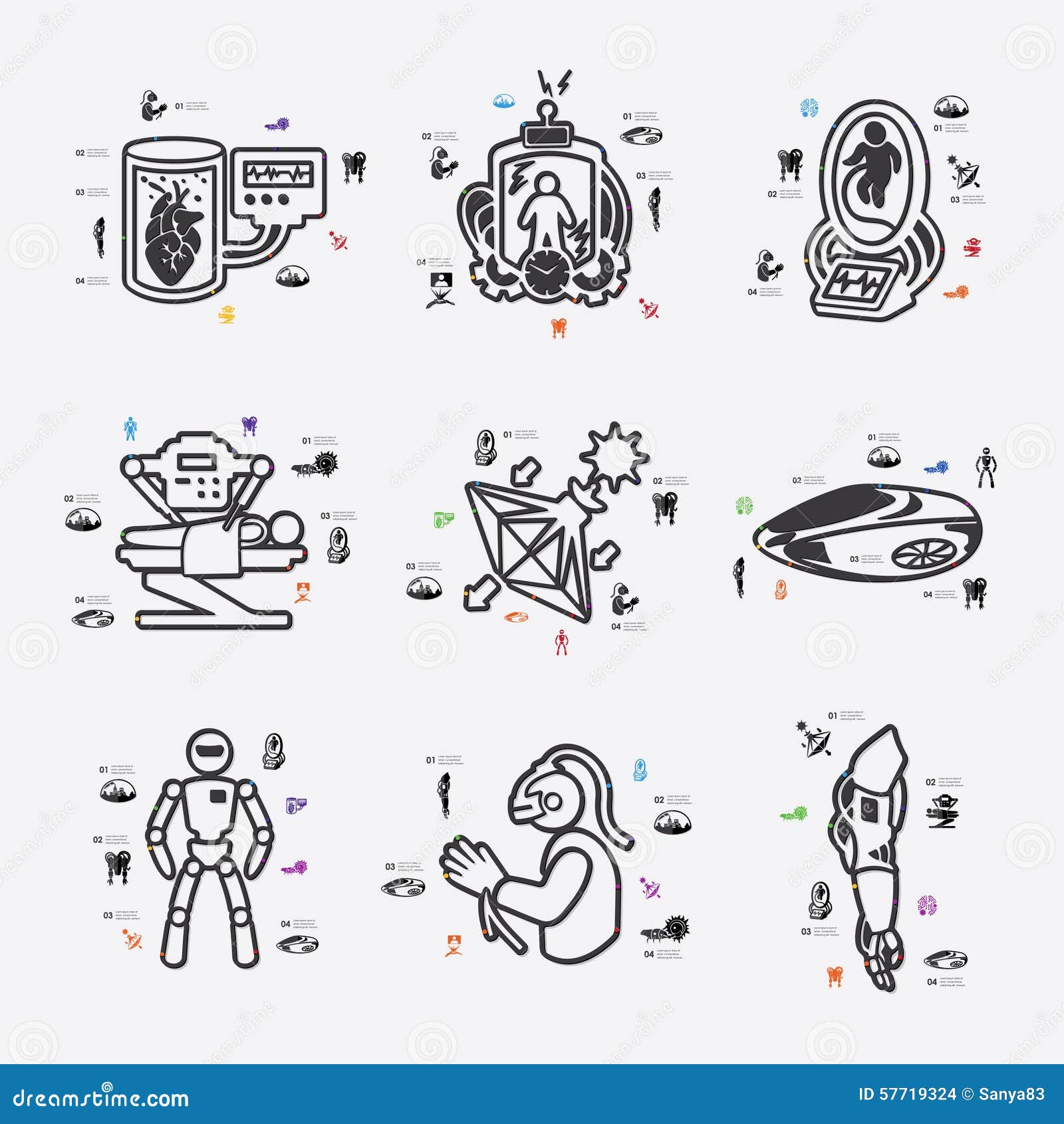 Invention Infographic Chart Design Template Vector Illustration ...