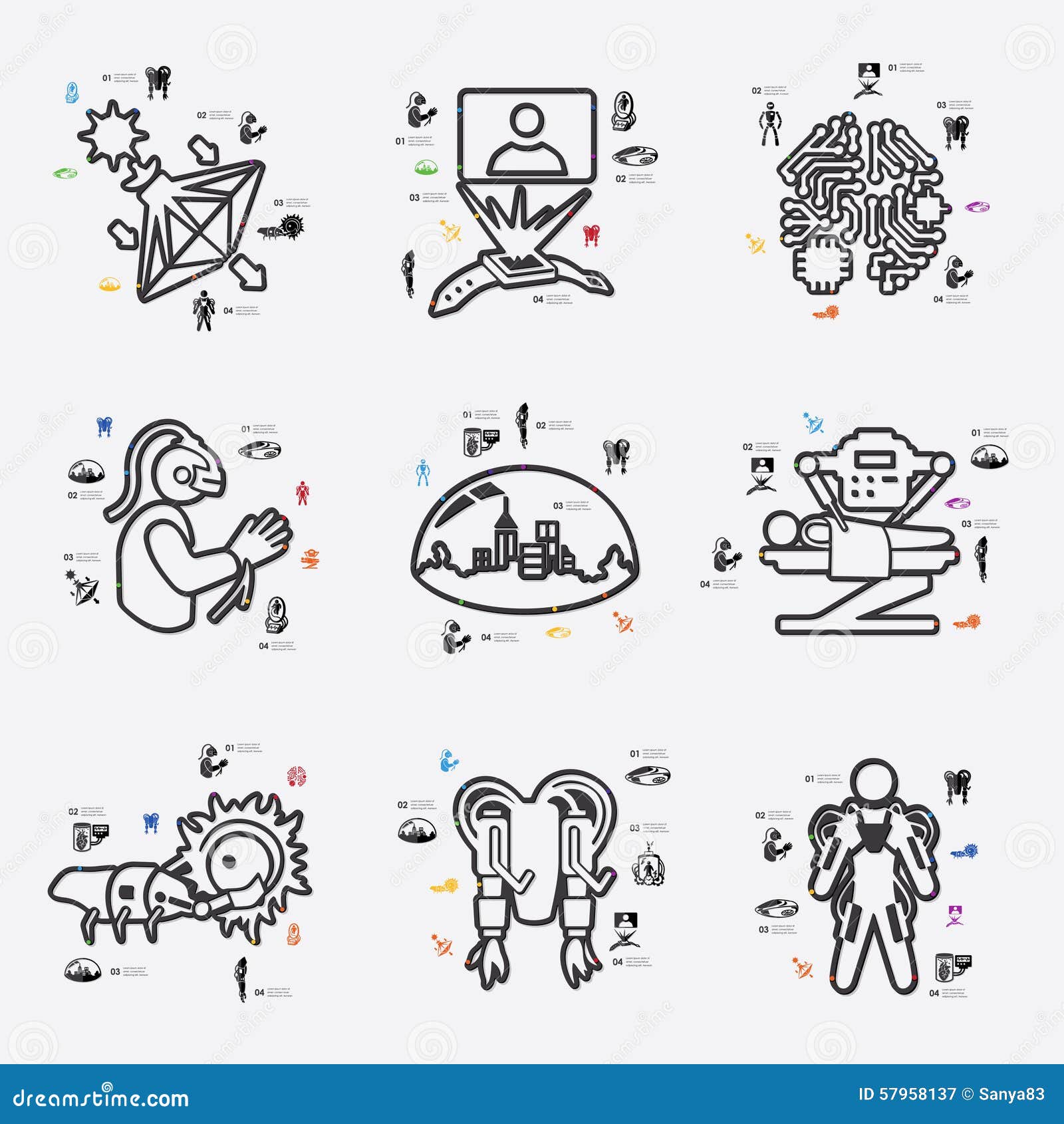 Invention Infographic Chart Design Template Vector Illustration ...