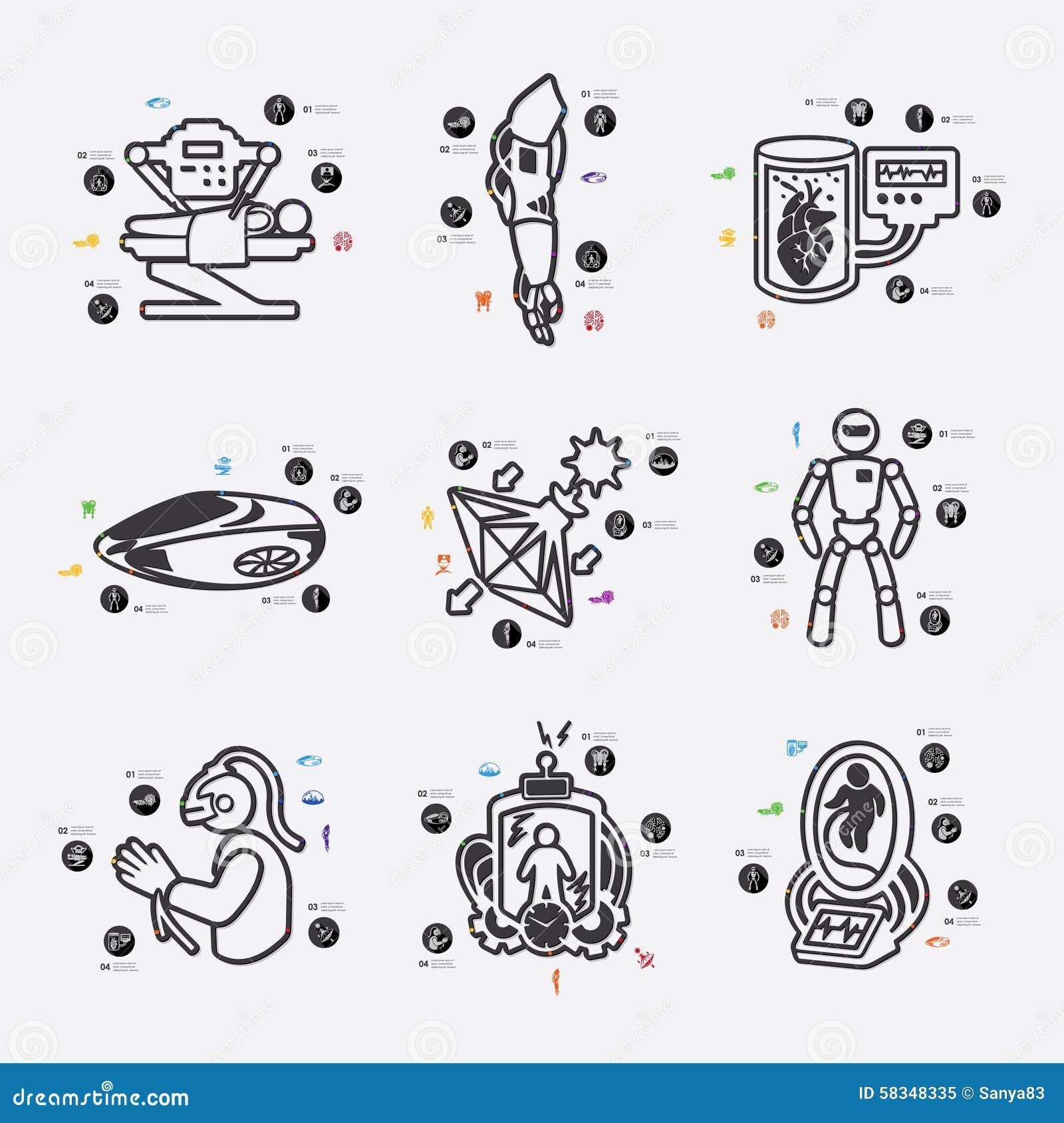 Invention Infographic Chart Design Template Vector Illustration ...