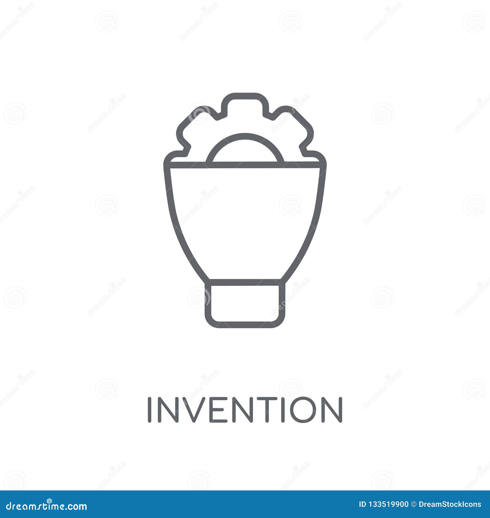 Invention Linear Icon. Modern Outline Invention Logo Concept on Stock ...