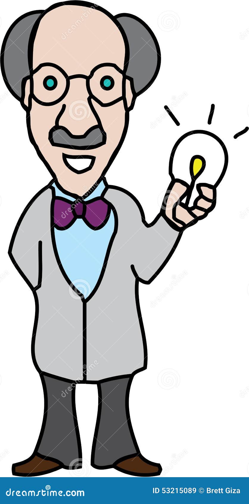 Inventor ilustración del vector. Ilustración de bulbo - 53215089