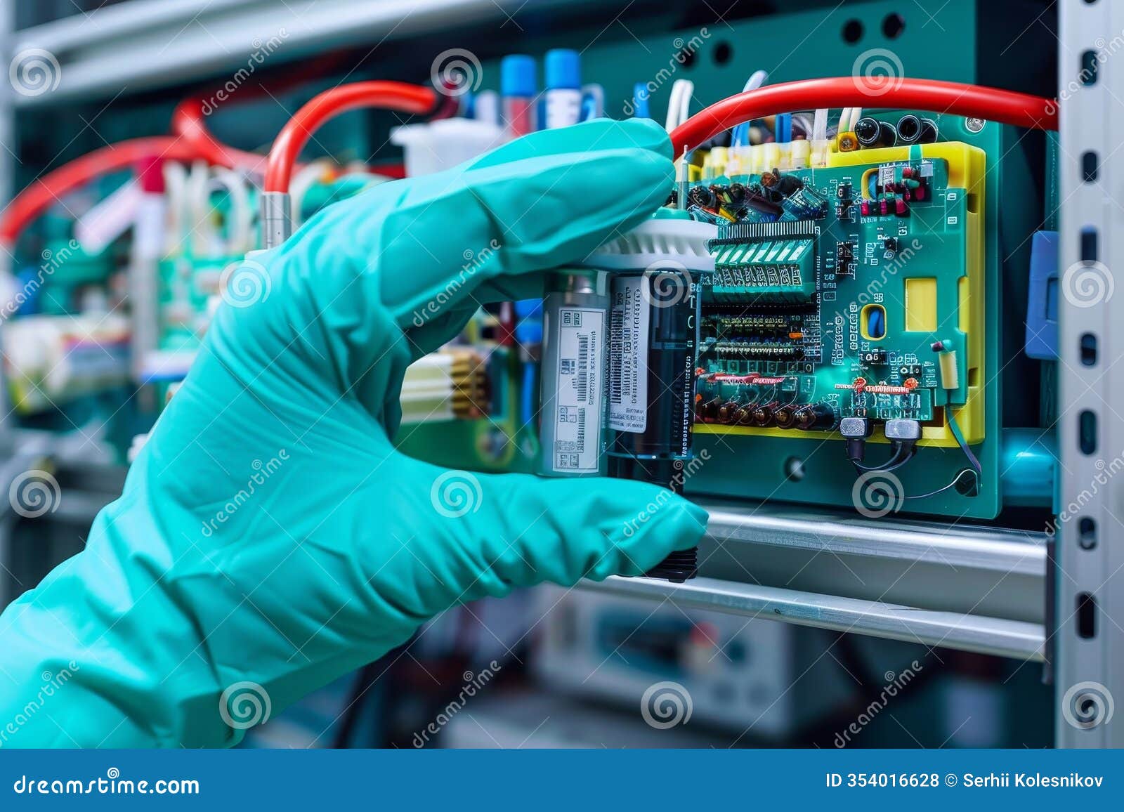 Inventor Creating Innovative Device Prototype in a Modern Office for ...