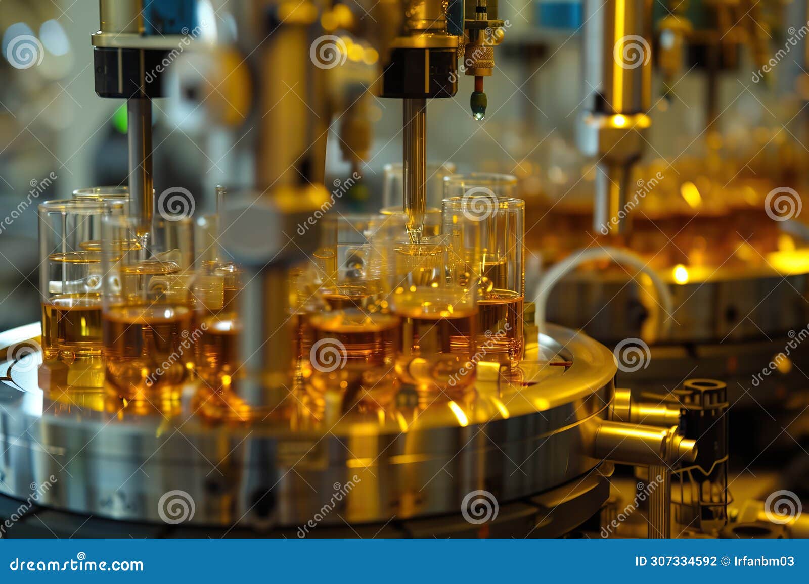 Inventors at Work in Research Lab Receiving Patent Documents for ...