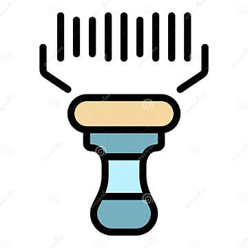 Inventory Barcode Scanner Icon Color Outline Vector Stock Vector ...