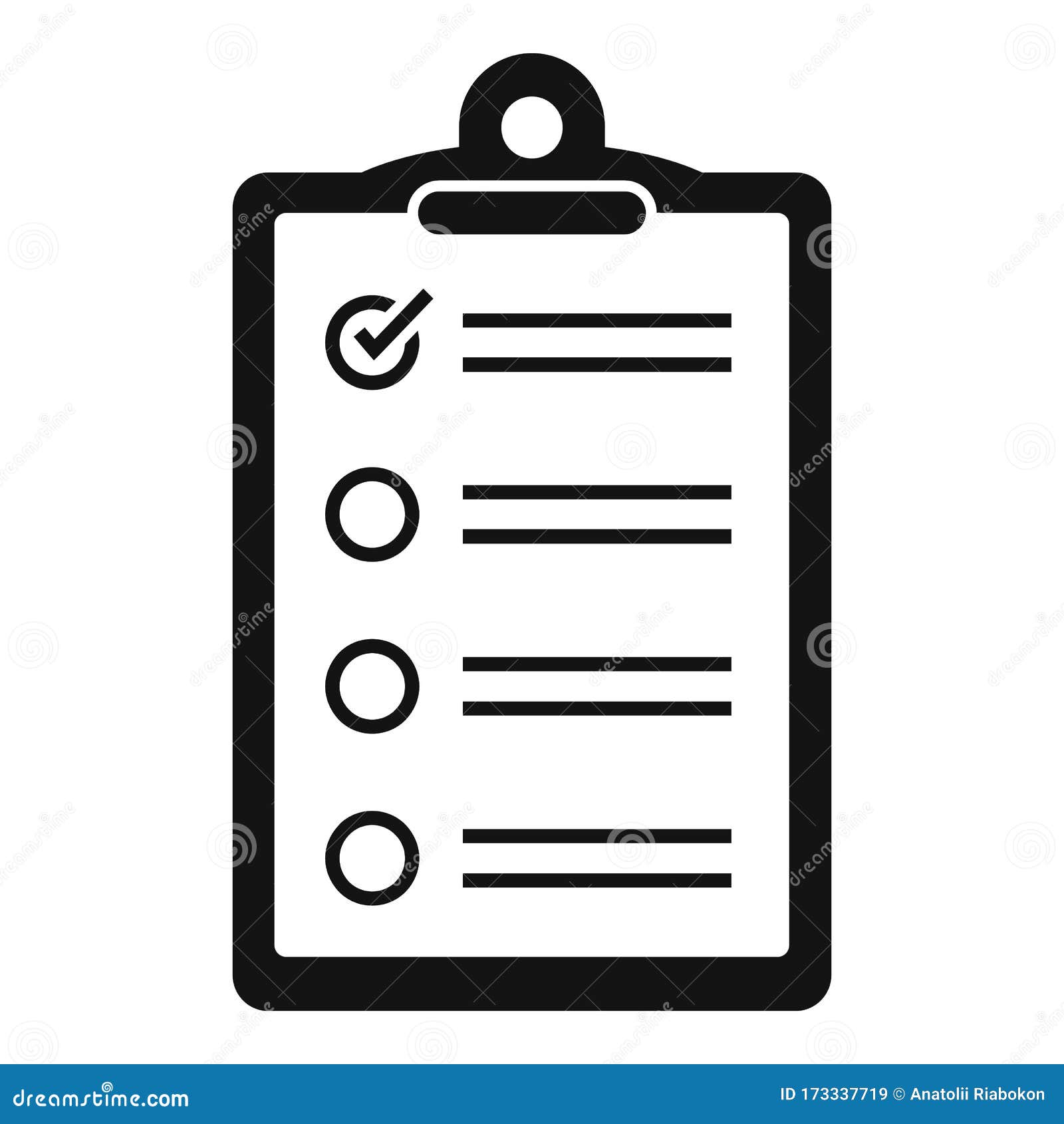 Inventory Checkboard Icon, Simple Style Stock Vector - Illustration of ...