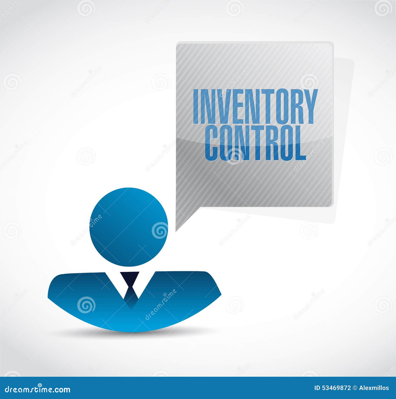 Inventory Control Icon Avatar Sign Concept Stock Illustration ...