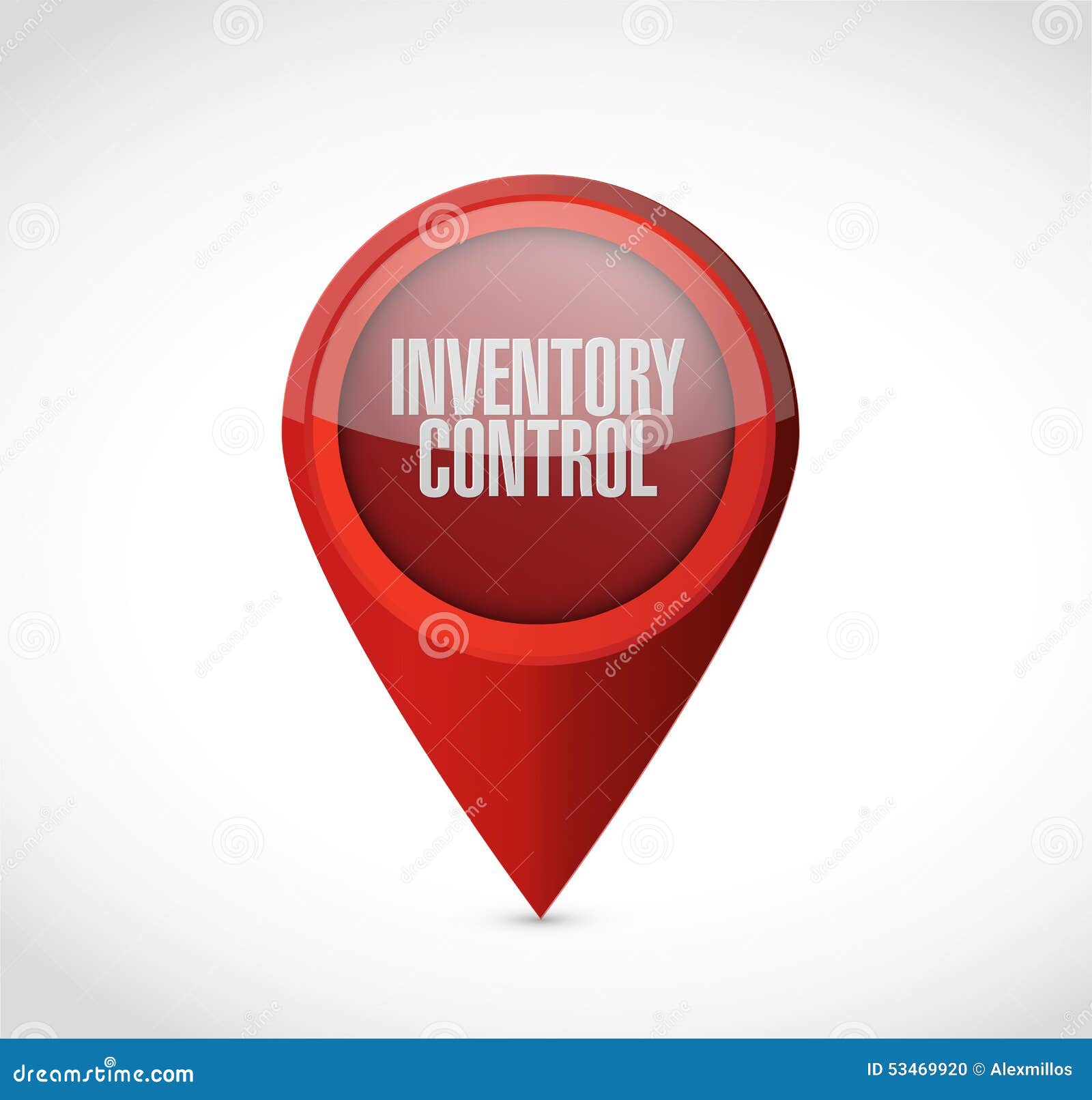 Inventory Control Pointer Sign Concept Stock Illustration ...