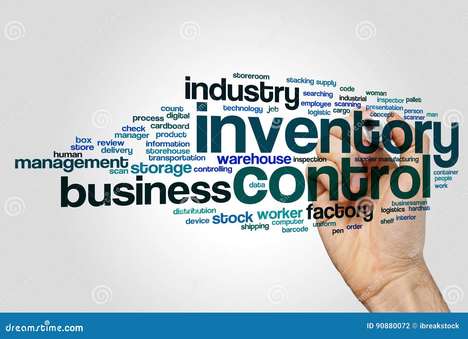 Inventory Control Word Cloud Stock Photo - Image of code, people: 90880072