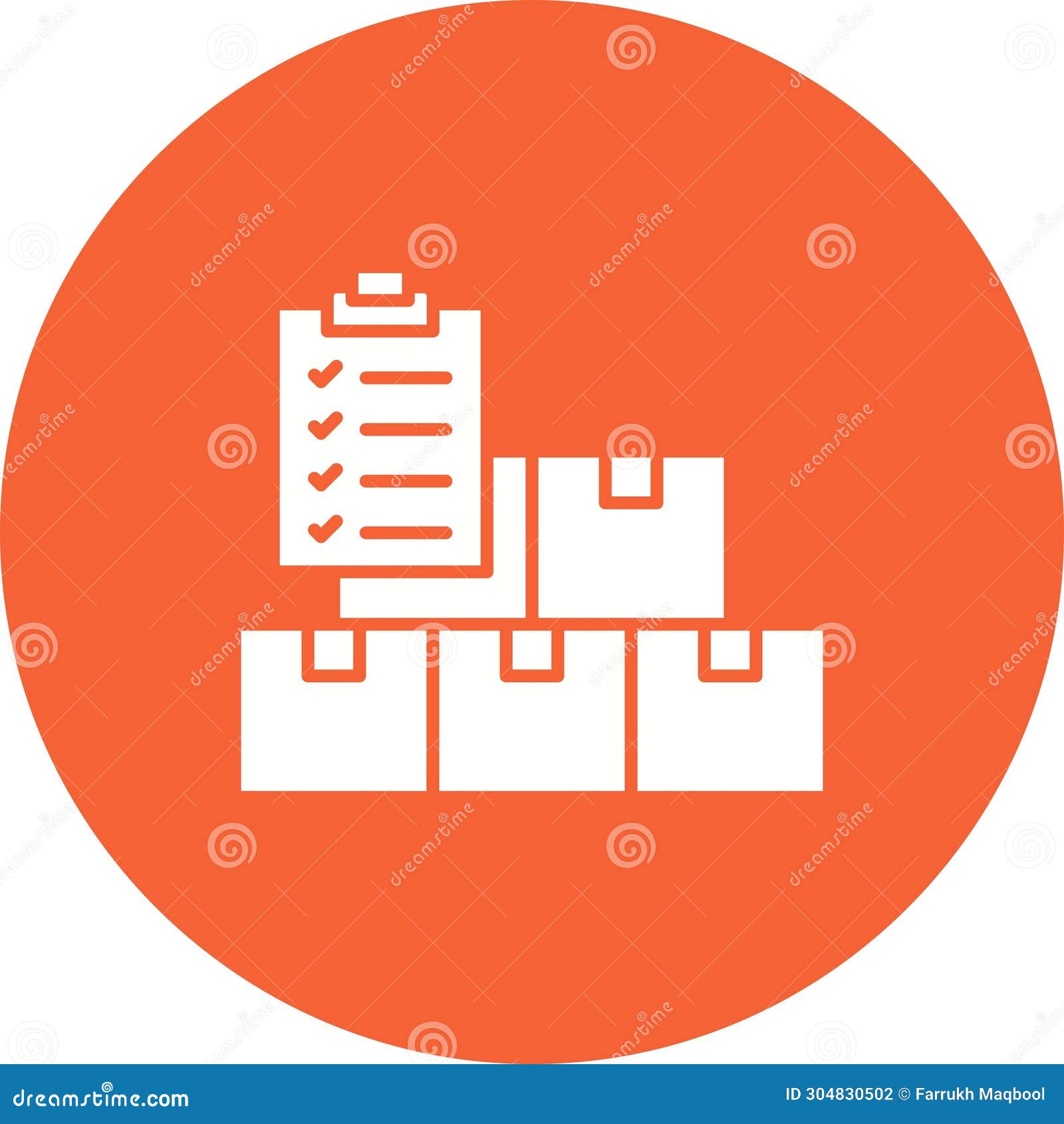 Inventory Management Icon Vector Image. Stock Vector - Illustration of ...