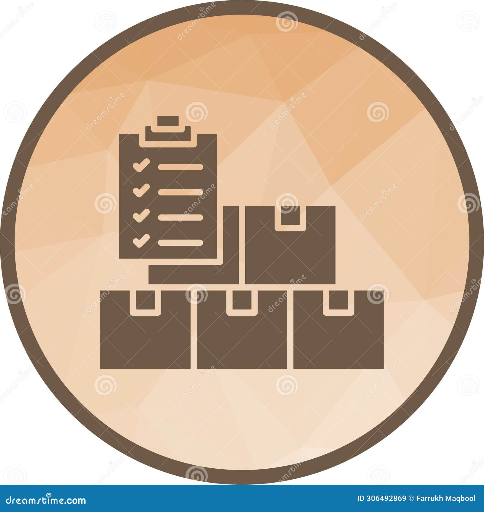 Inventory Management Icon Vector Image. Stock Vector - Illustration of ...
