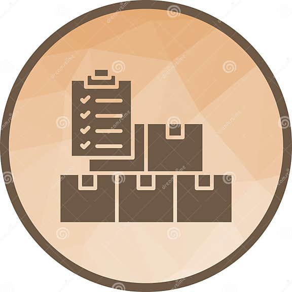 Inventory Management Icon Vector Image. Stock Vector - Illustration of ...