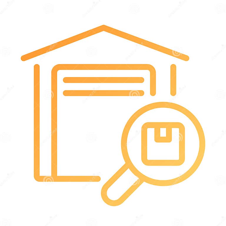 Inventory Management Pixel Perfect Gradient Linear Vector Icon Stock ...