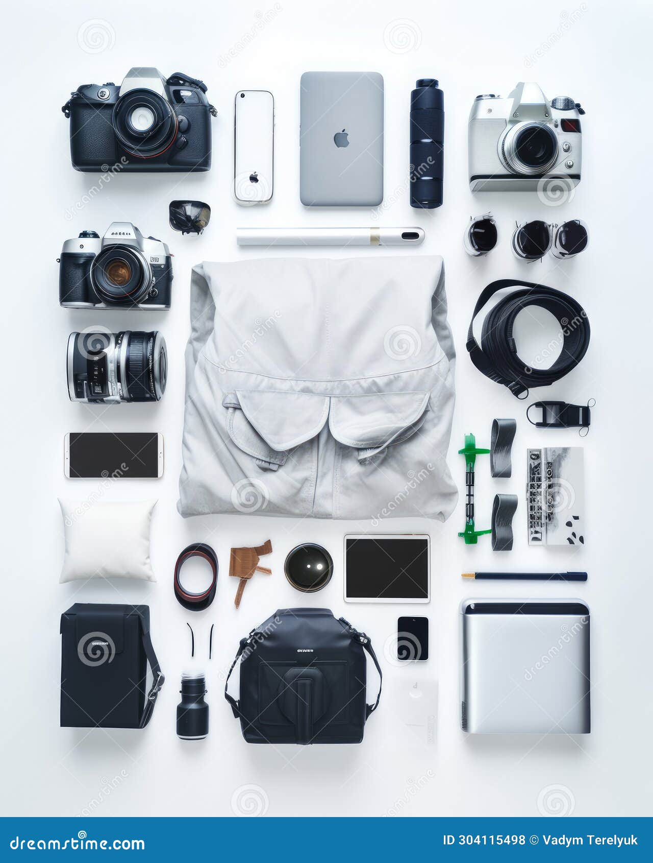 Inventory for Photographing. Old Camera Equipment. Generative AI Stock ...