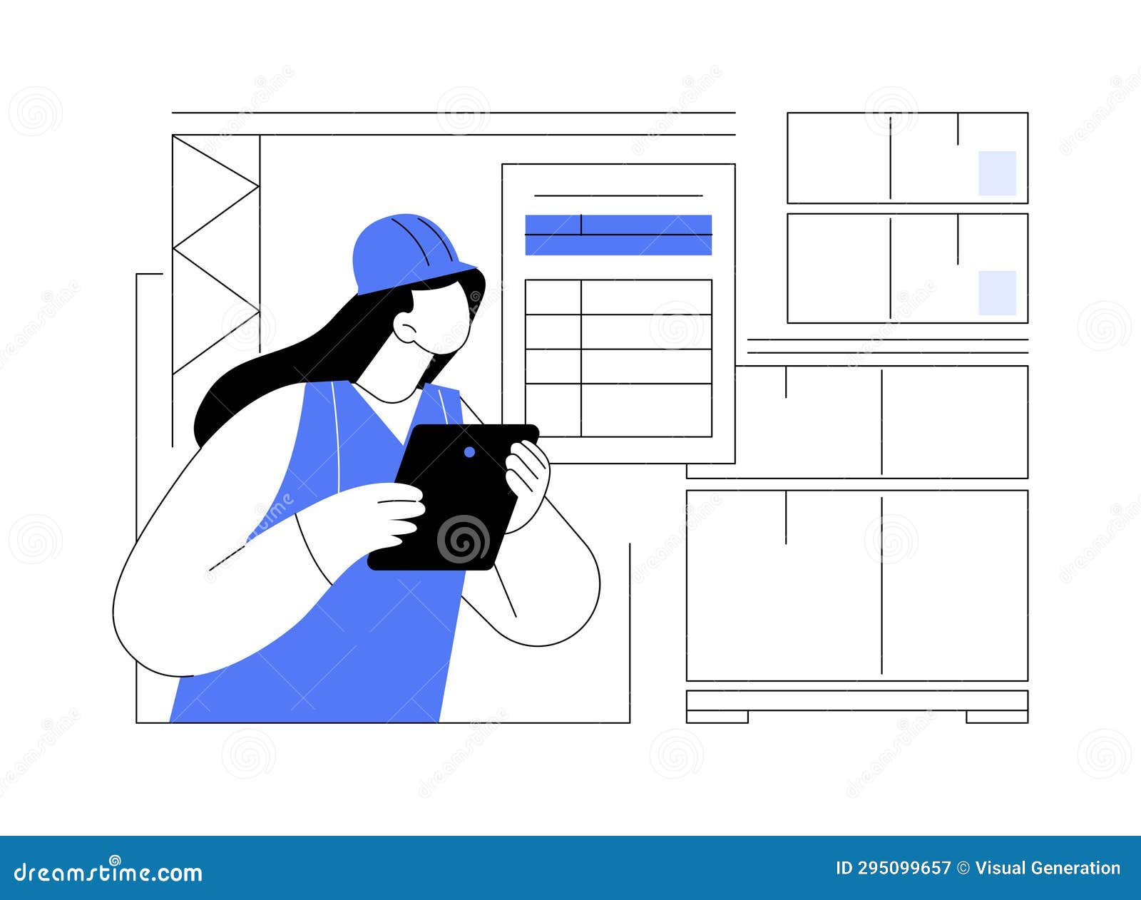 Inventory Tracking Abstract Concept Vector Illustration. Stock Vector ...