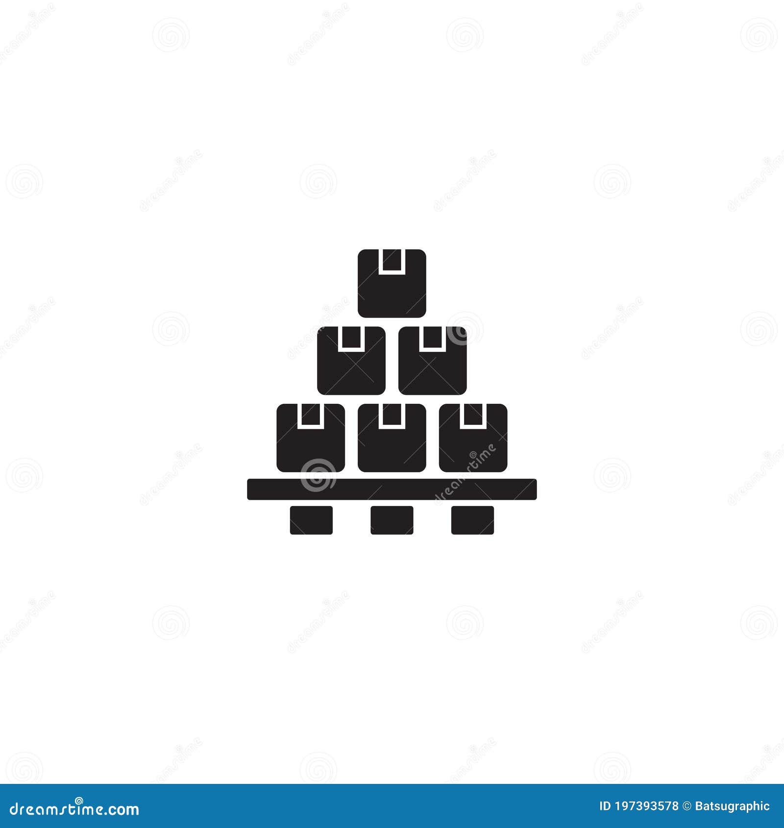 Inventory Vector Logo Design Template Stock Vector - Illustration of ...