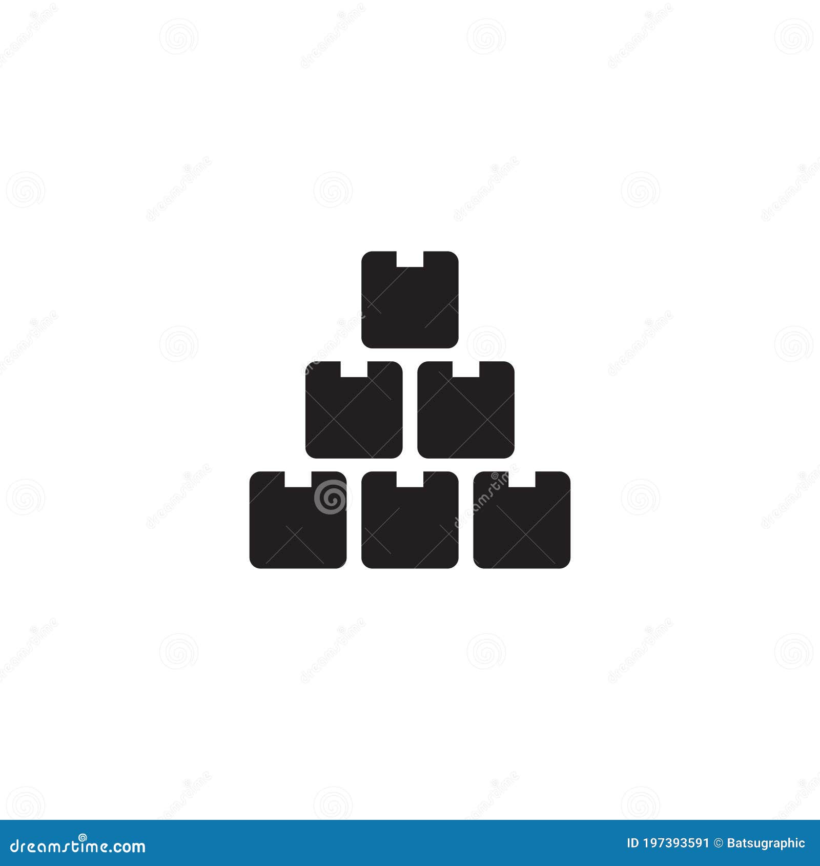 Inventory Vector Logo Design Template Stock Vector - Illustration of ...