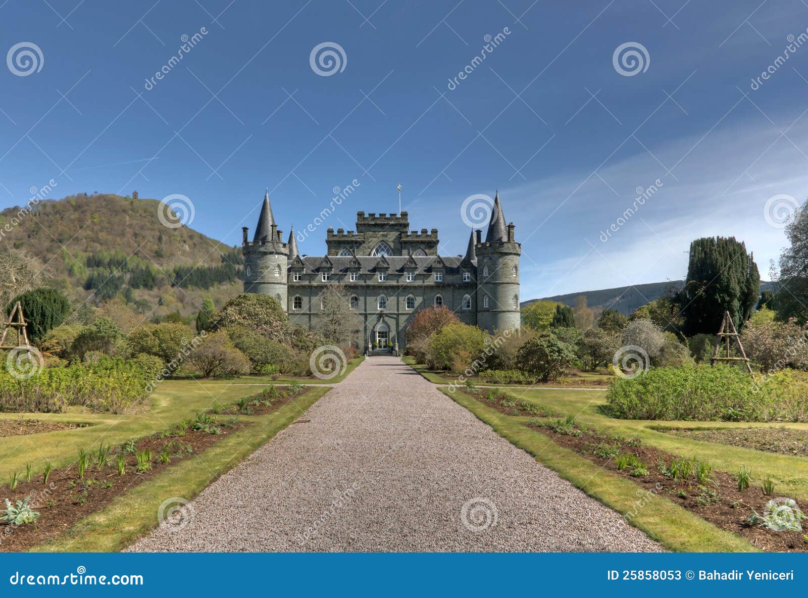 Inveraray Castle stock image. Image of earl, elegant - 25858053