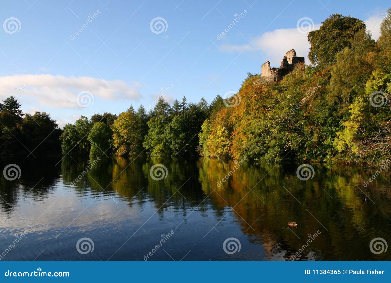 Invergarry Castle stock image. Image of scotland, color - 11384365