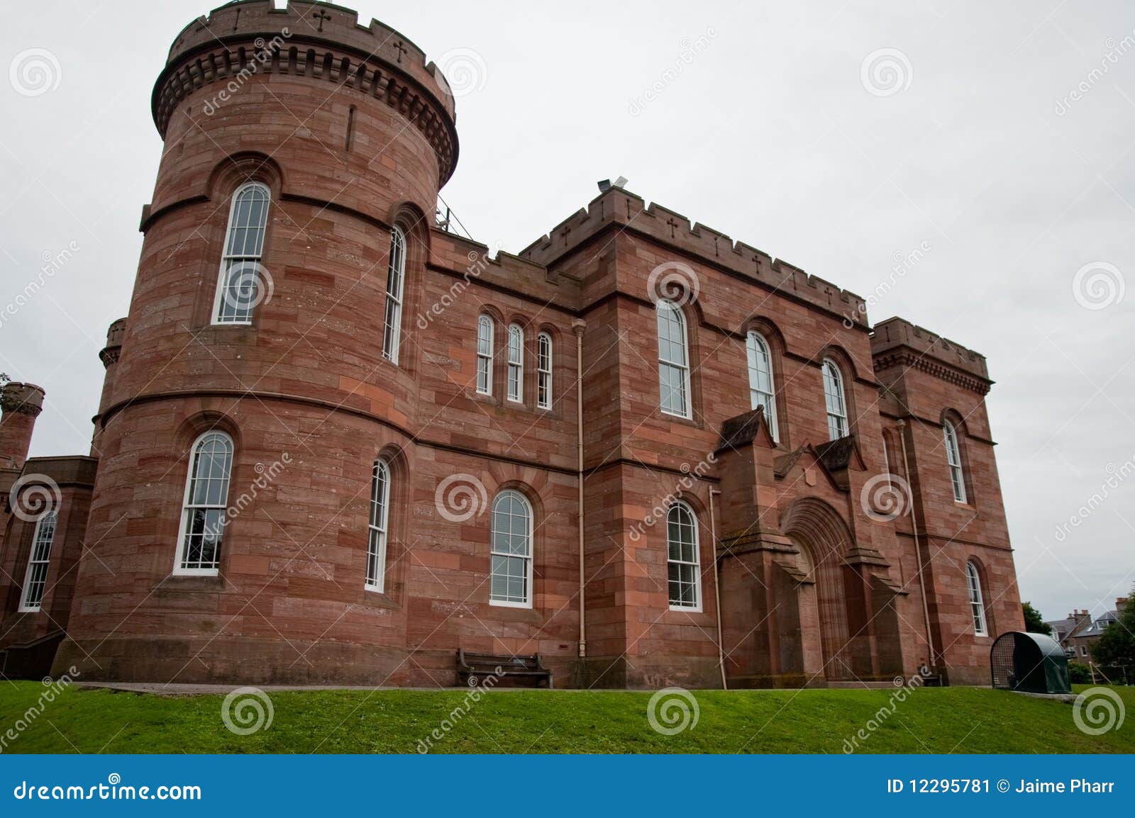 Inverness castle stock image. Image of turret, architecture - 12295781