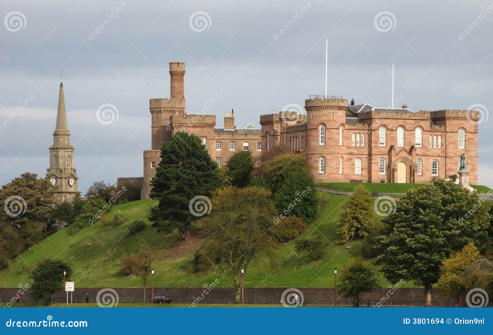 Inverness Castle stock photo. Image of castle, ancient - 3801694