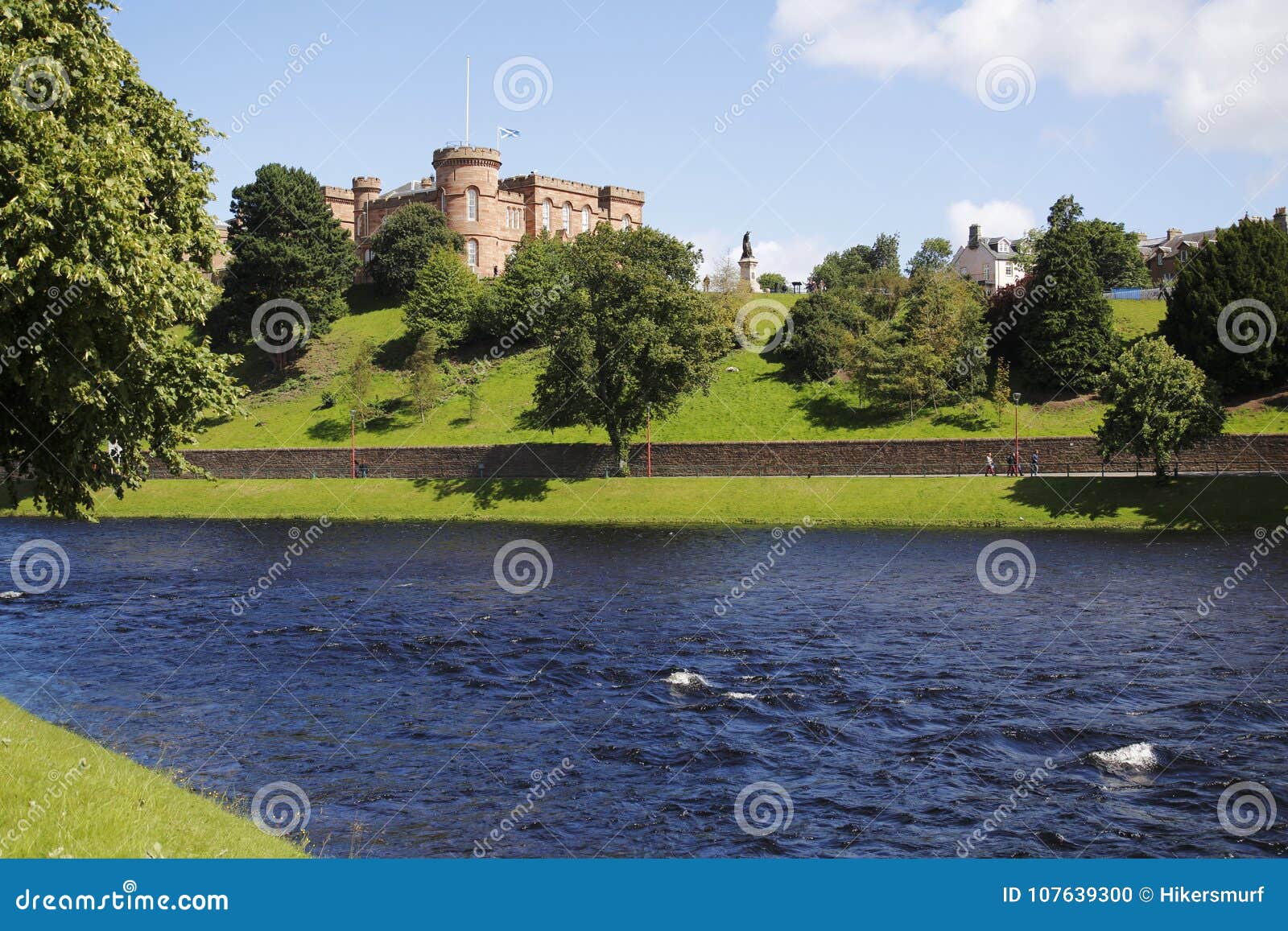 Inverness Castle about the River Ness in the Highlands Editorial Image ...