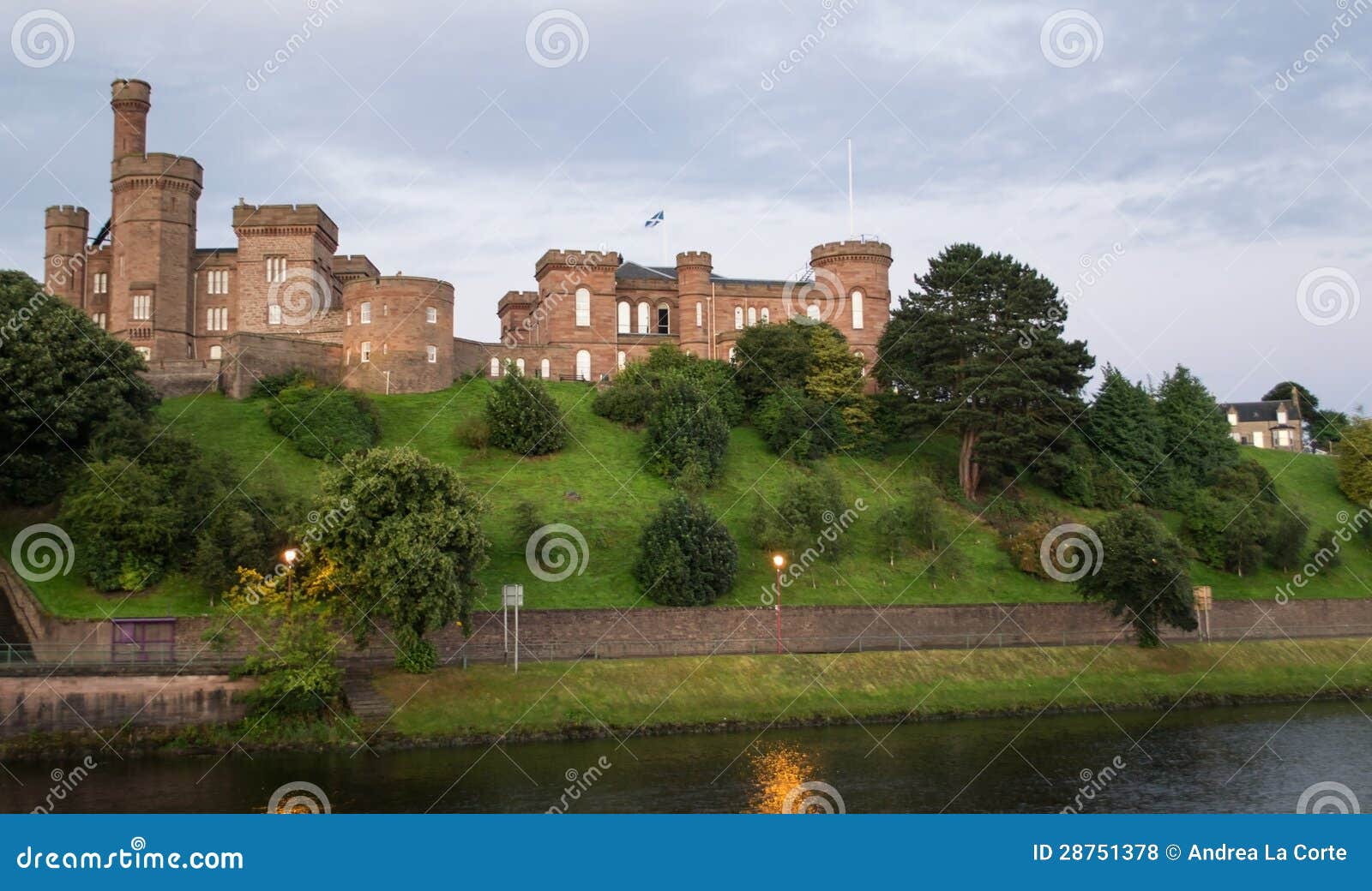 Inverness Castle, Scotland stock photo. Image of edifice - 28751378