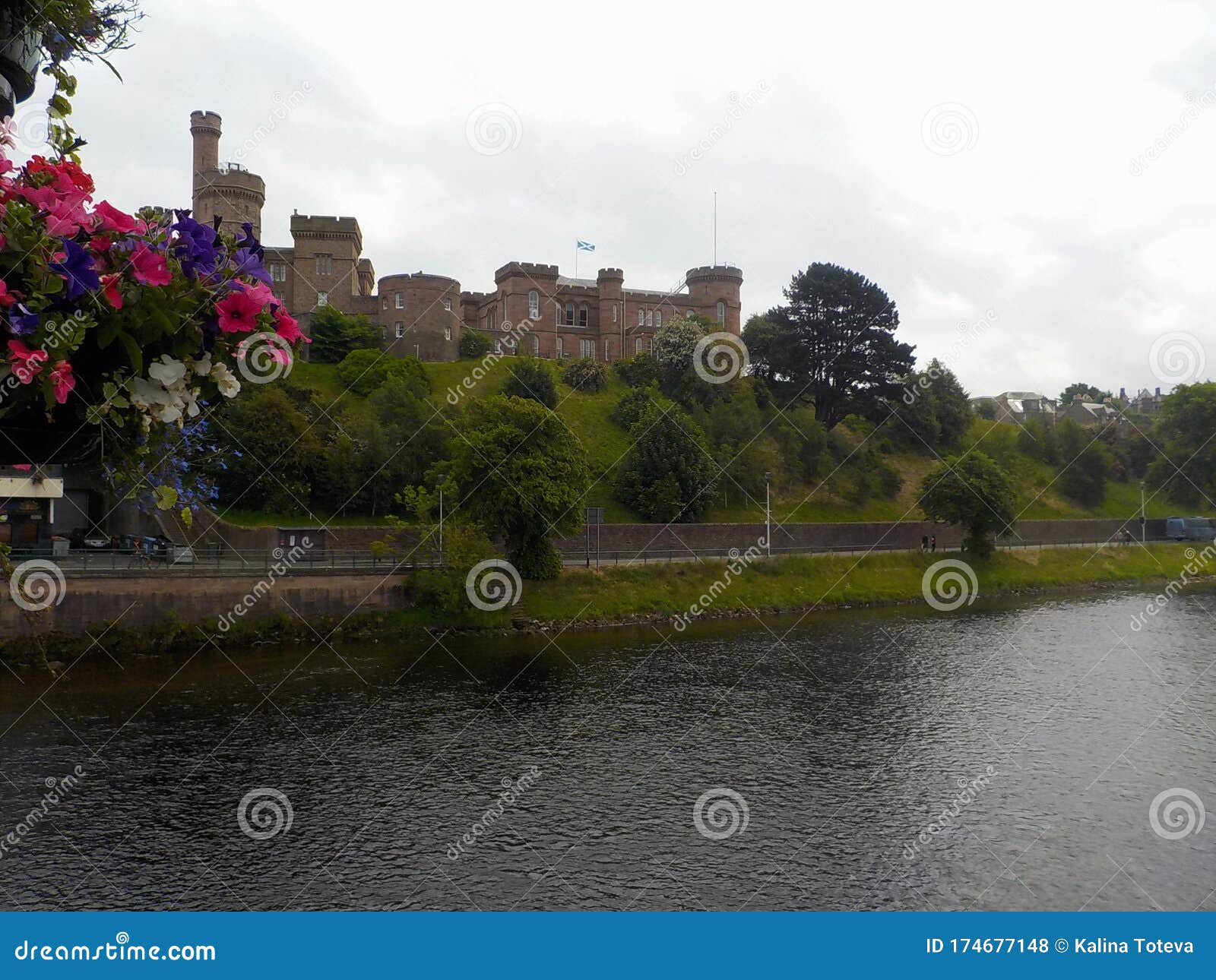 Inverness castle, Scotland stock photo. Image of fort - 174677148