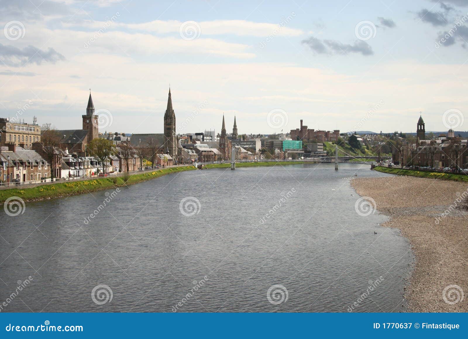 Inverness in the spring stock image. Image of inverness - 1770637